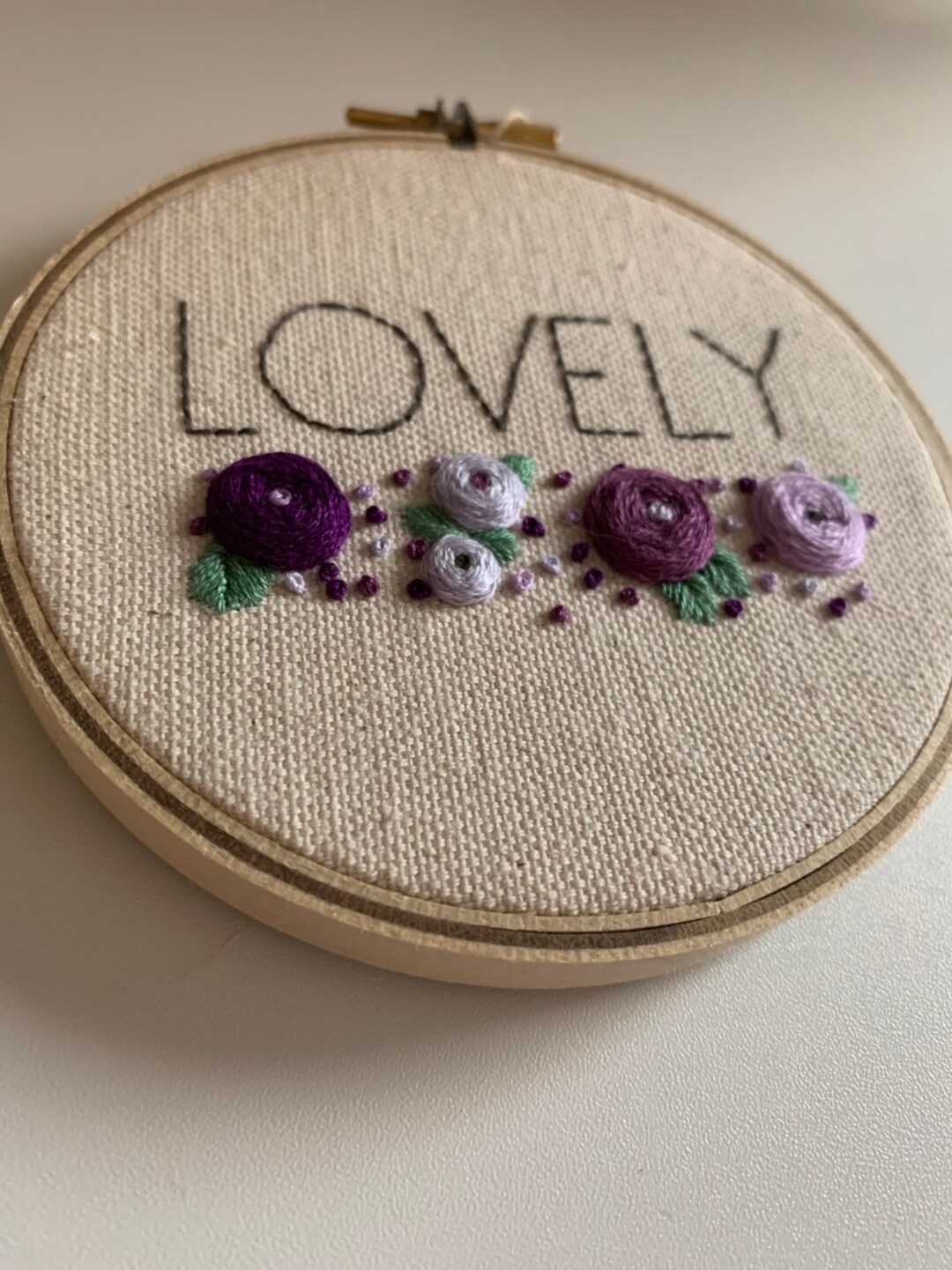 Lovely Self-love Hand Embroidery Hoop Art - Etsy