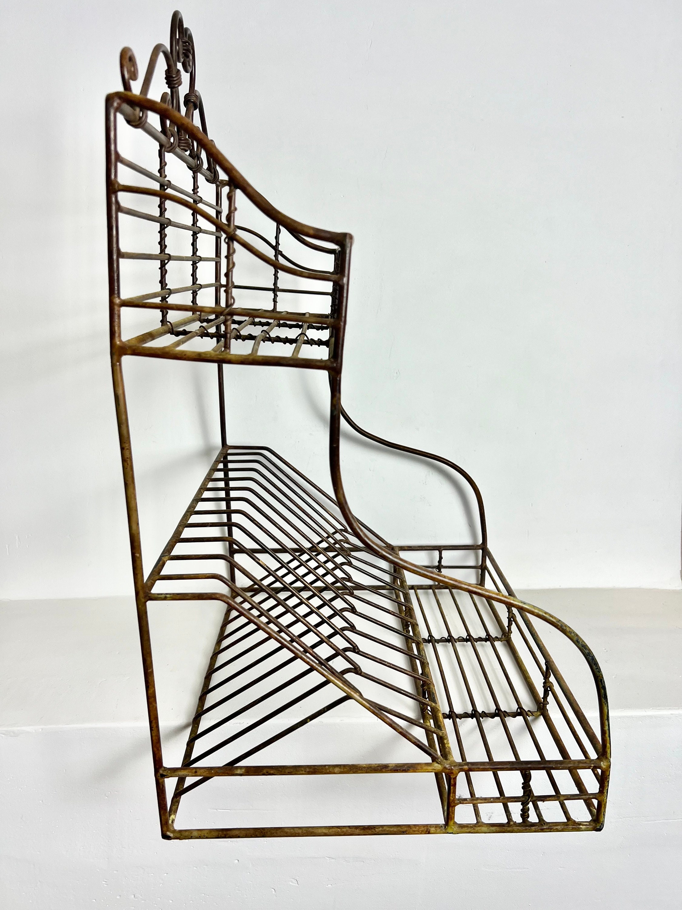 French Vintage Dish Rack Large Dish Strainer Dish Drying Rack Iron Wire ...