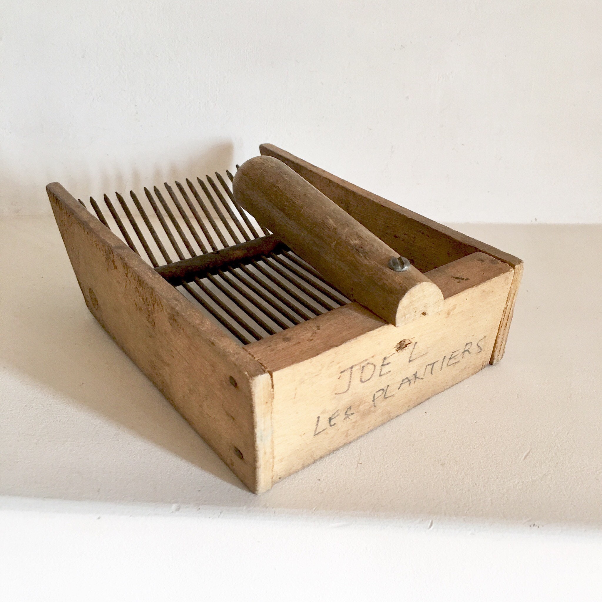 French Vintage Blueberry Picker - Antique Garden Tool - Berry Harvester ...