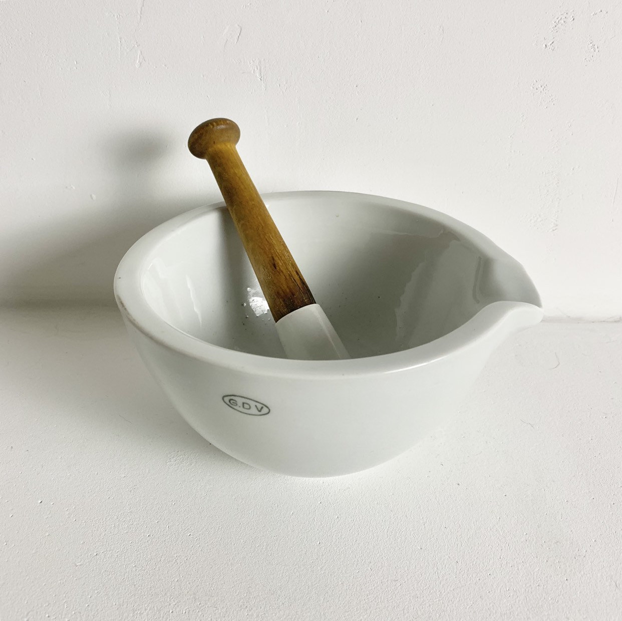 Porcelain Mortar And Pestle