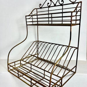French Vintage Dish Rack Large Dish Strainer Dish Drying Rack Iron Wire ...