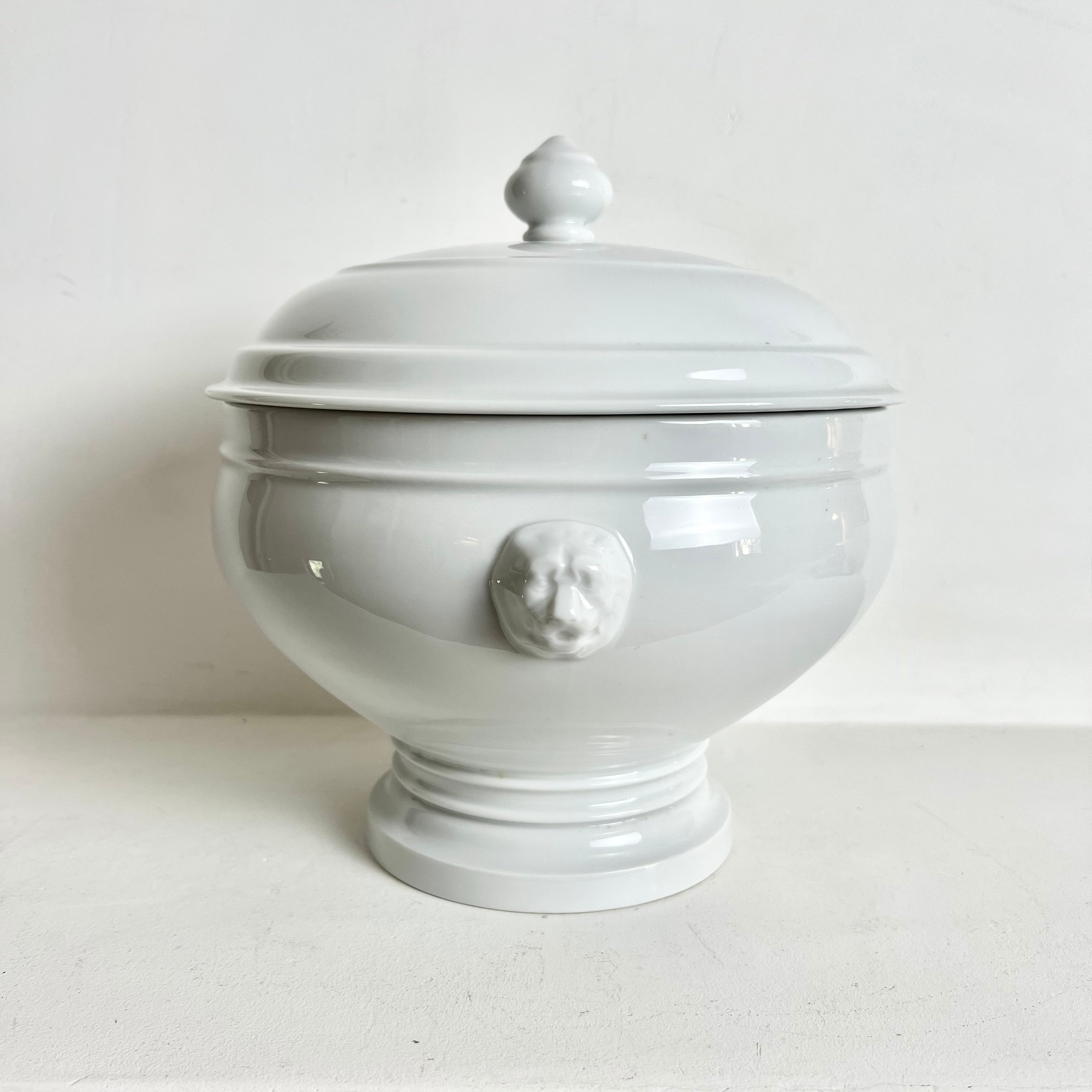 French Vintage White Pillivuyt Ironstone Tureen - French Shabby Chic ...