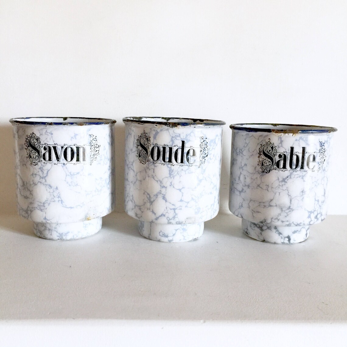 French Antique Enamel Laundry Soap Rack French Enamelware - Etsy
