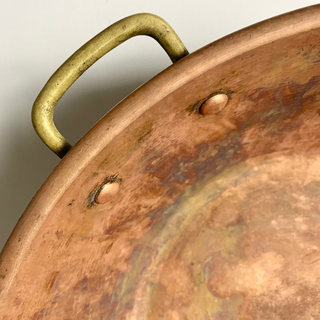 French Antique Copper Pot - French Copper Preserves Pot - Copper Jam ...