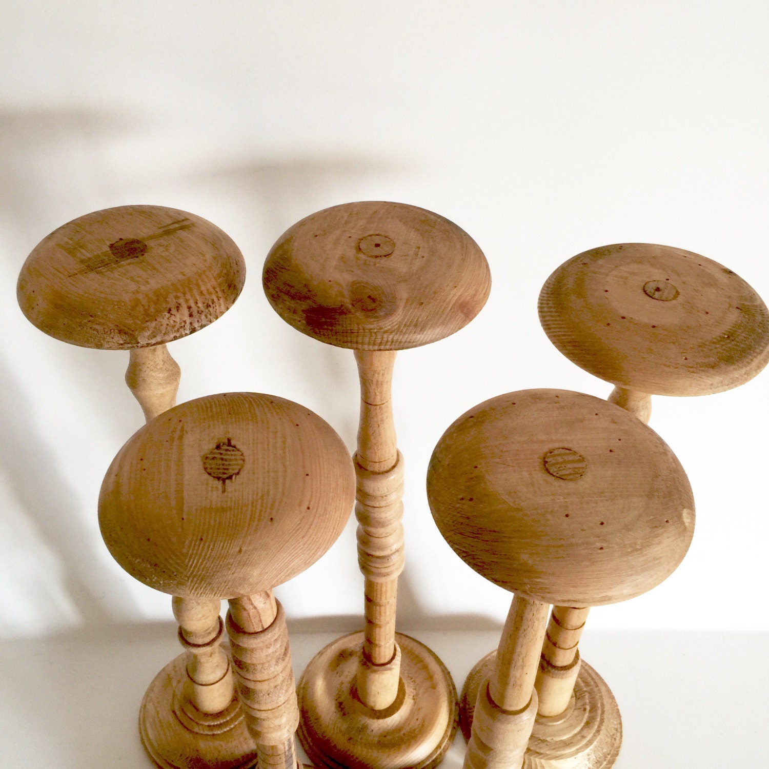 RESERVED FOR SUNETTE - French Antique Wood Hat Stand - Tall Hat stands ...