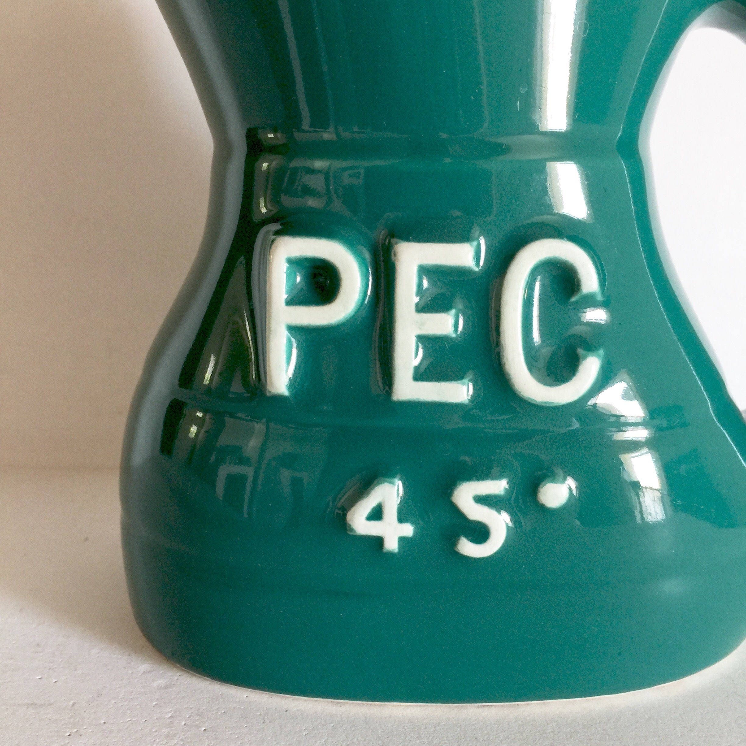 French Vintage Pastis Pitcher - PEC 45 Pastis - Water Pitcher - Pastis ...