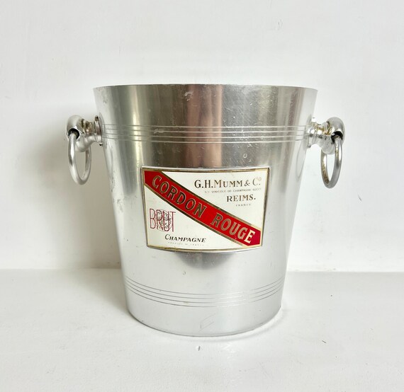 French Vintage Champagne Bucket - Champagne Irroy Reims Bucket ...