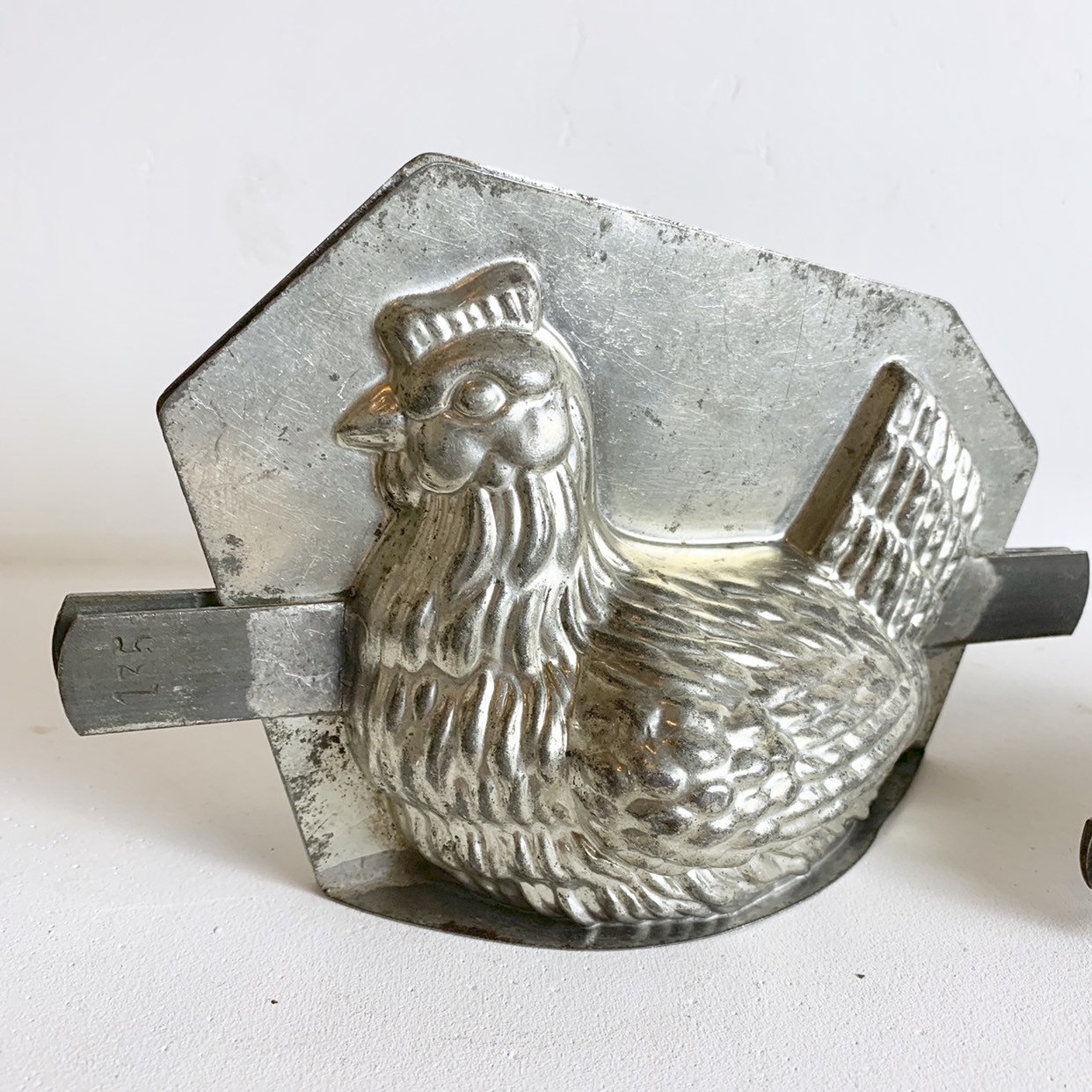 French Antique Chocolate Mold - Set of 2 Chocolate Molds - Chicken or ...