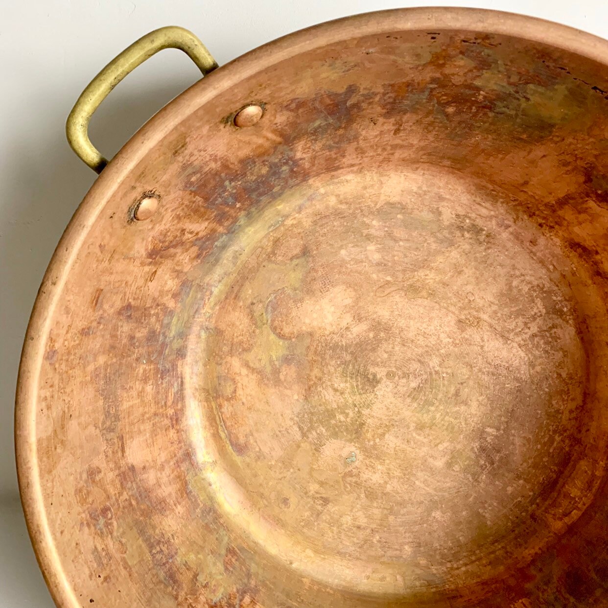 French Antique Copper Pot - French Copper Preserves Pot - Copper Jam ...