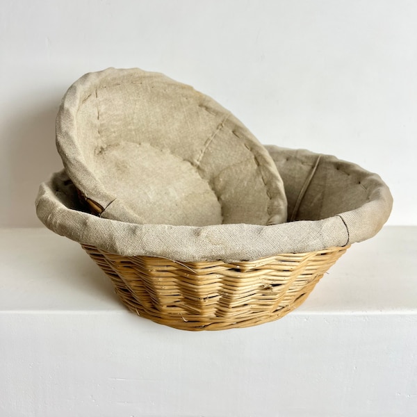 Wicker Bread Basket - Etsy