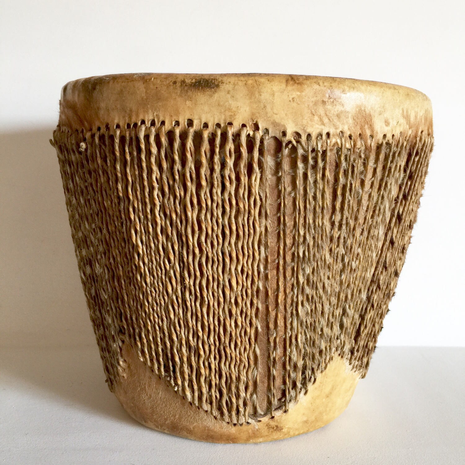 Vintage African Drum - Bongo Drum - Vintage Instrument - Boho Drum ...