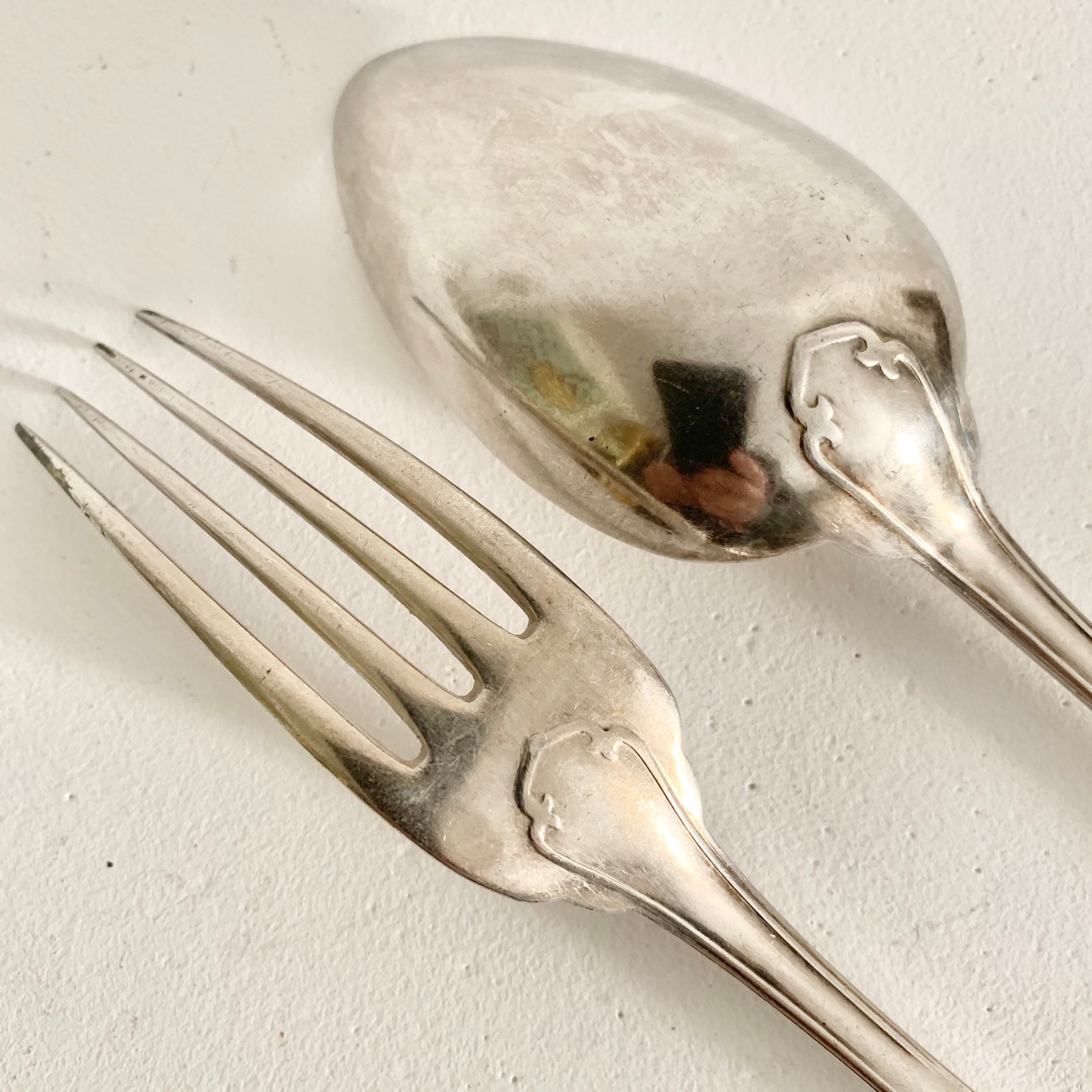 Christofle Antique French Silverware - Model Japonais - 12 Total Shabby ...