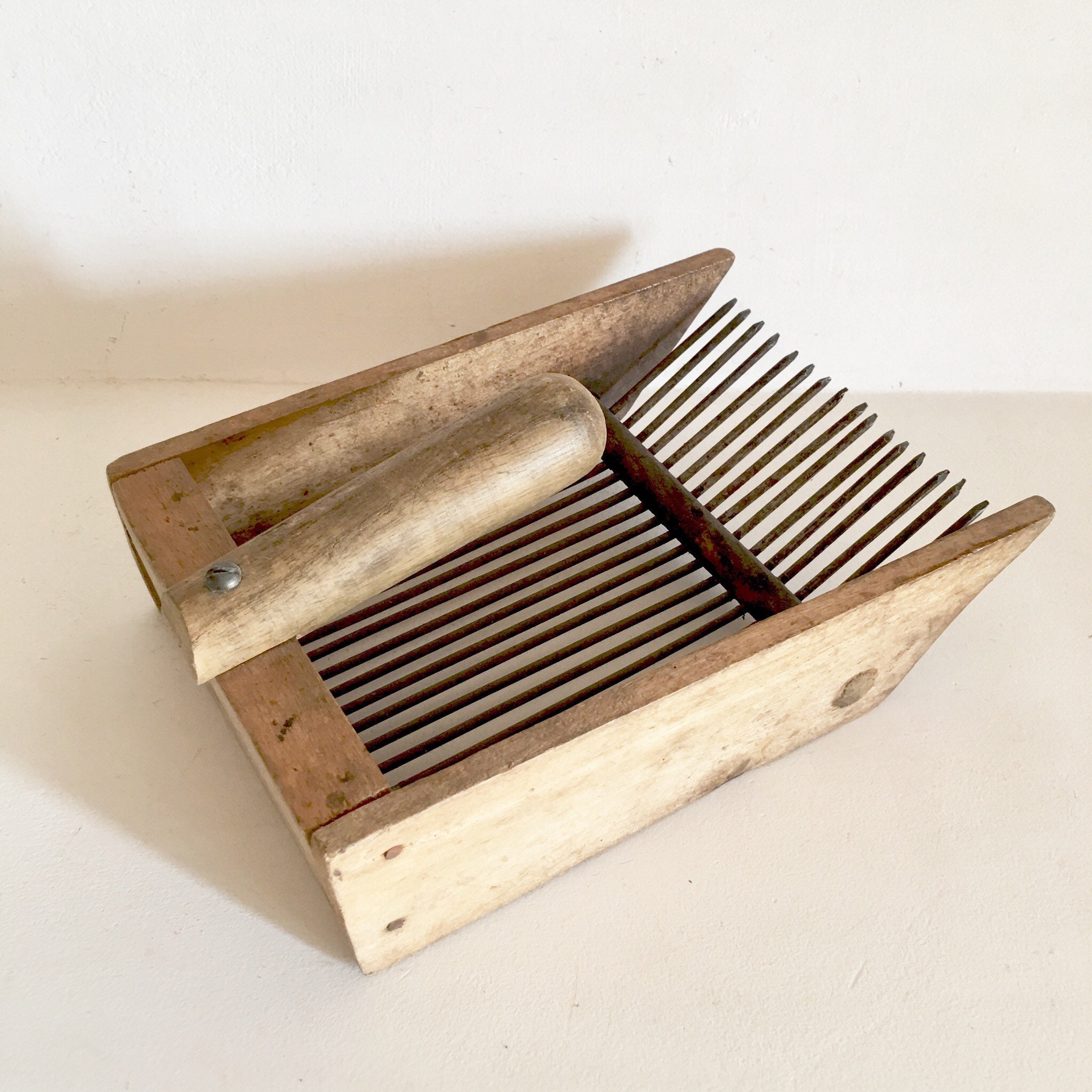 French Vintage Blueberry Picker - Antique Garden Tool - Berry Harvester ...