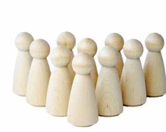 Large Peg Dolls | Etsy