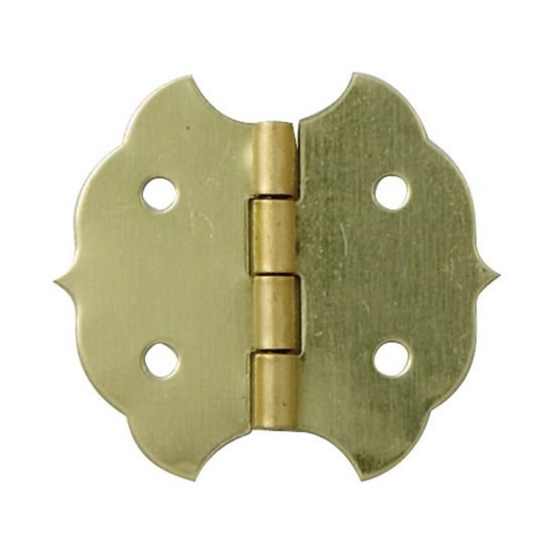 Butterfly Hinges for Small Jewelry, Dollhouse, or Cigar Boxes, Screws ...