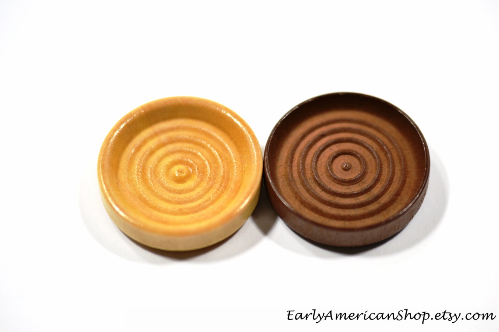 26 Pack 1.25 Wood Stacking Checkers Finished in Clear - Etsy