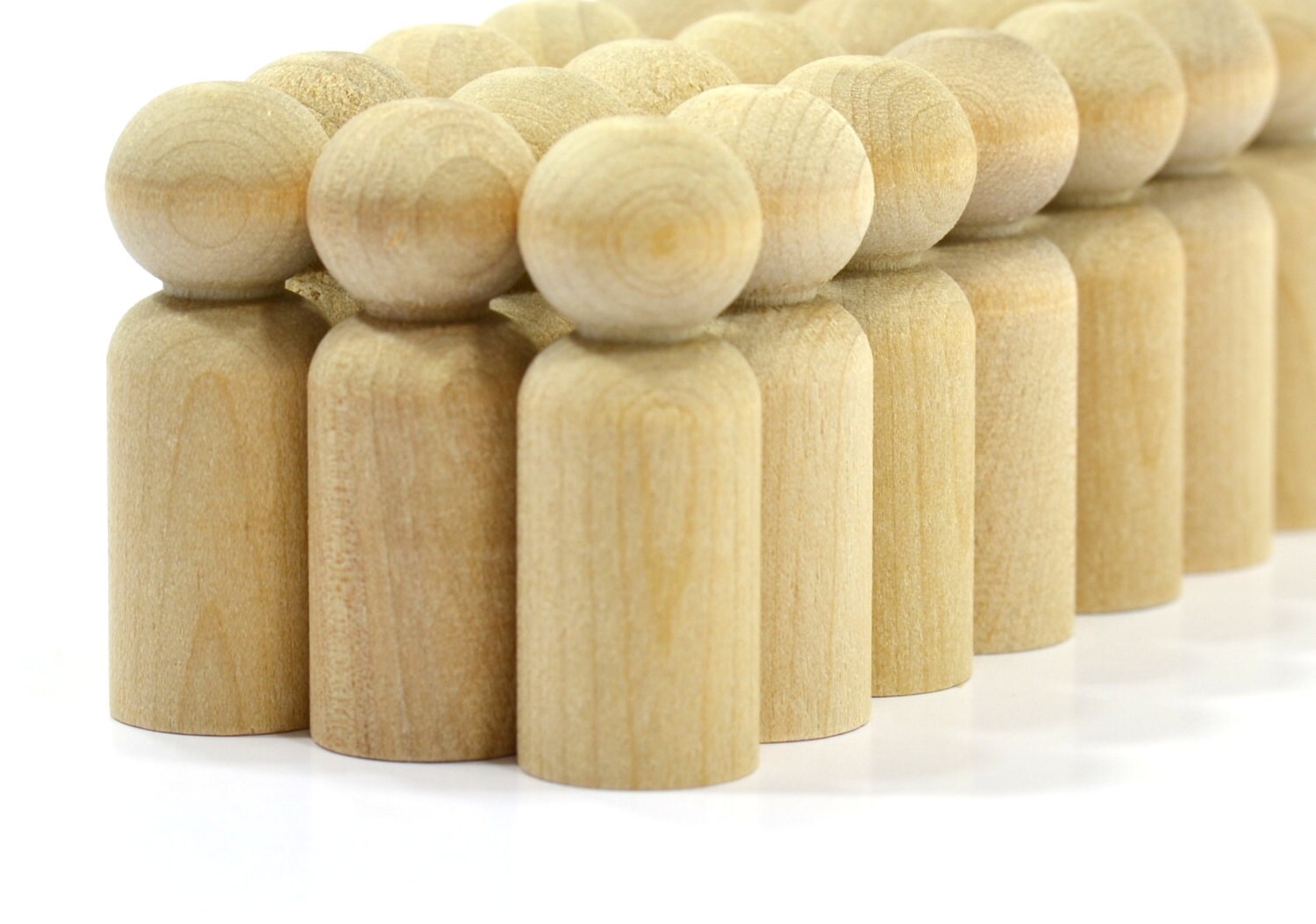 12 Pack Boy or Brother Wooden Peg Dolls Small Man Peg Dolls | Etsy