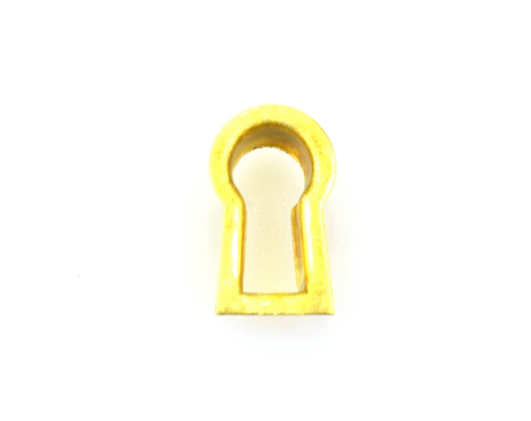 Keyhole Insert Stamped Brass for Antique Furniture Restoration D321 - Etsy