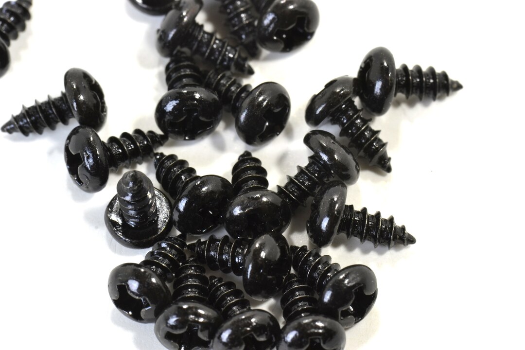 Qty 100 to 1000 - #4 X 1/4" Small Black Screws - Cabinet Hardware ...