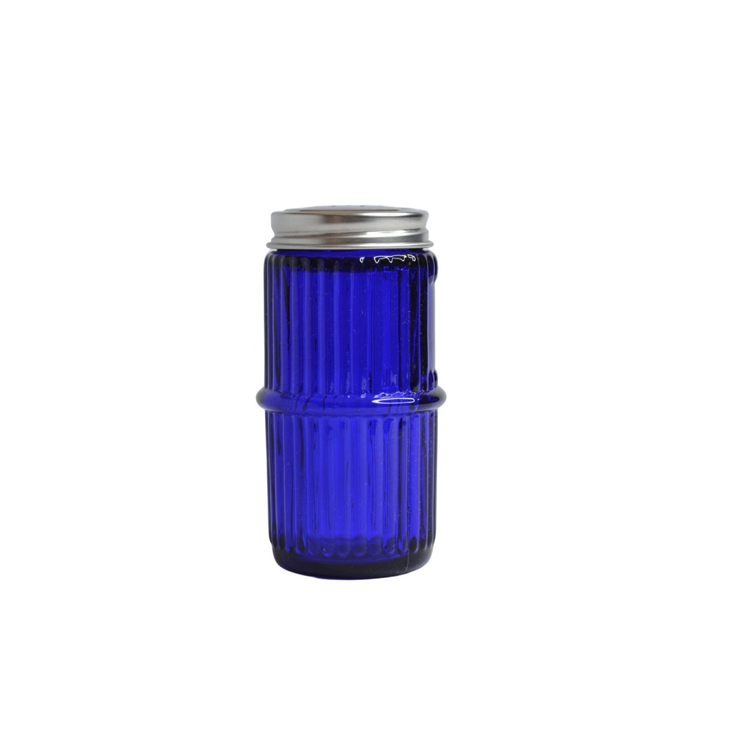 Blue Mission Style Ringed Spice Jar With Lid for Hoosier and Sellers ...