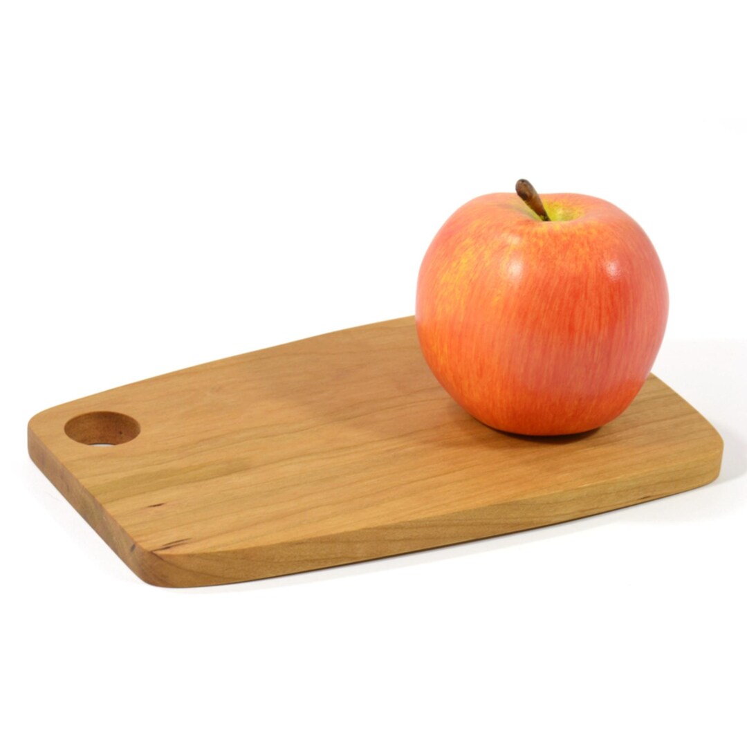 Small Handmade Cherry Reversible Cutting Board Made With 100% Premium ...