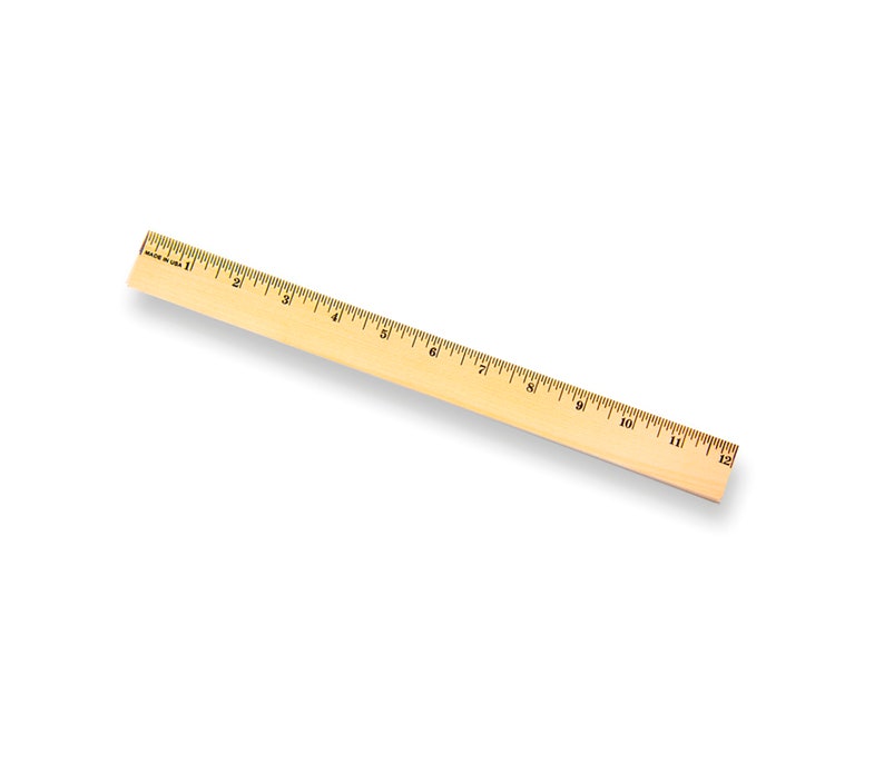 1-12 Wooden Ruler School / Teacher Rulers Craft - Etsy