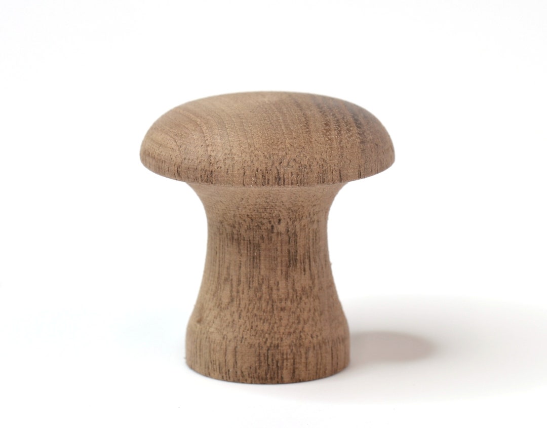 Qty 1 to 100 Walnut Shaker Style Knobs Unfinished Walnut - Etsy