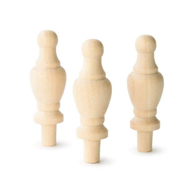 Wooden Finials - Etsy