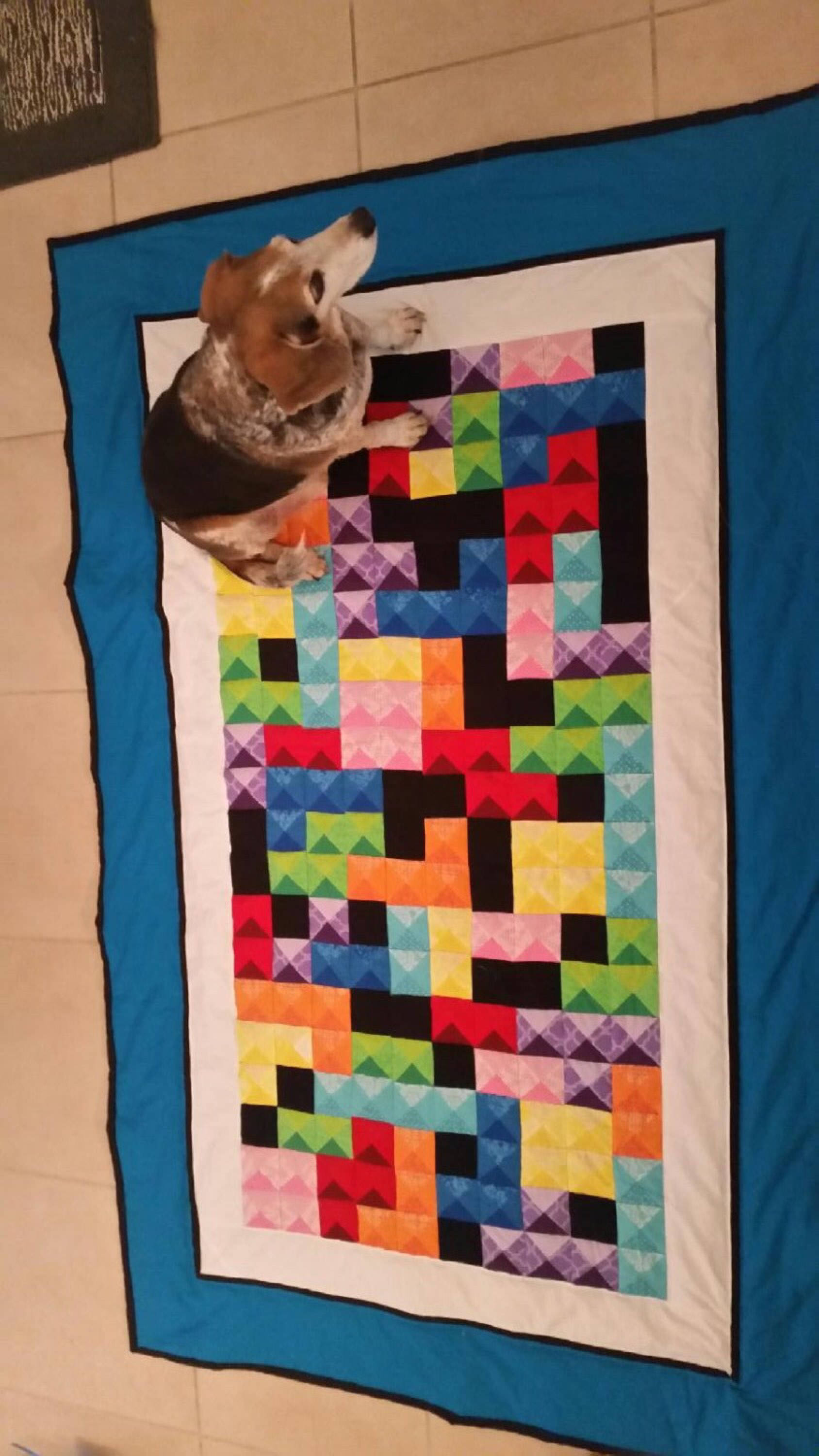 Tetris Quilt Pattern Tutorial Tetris Pattern Quilt Pattern - Etsy UK