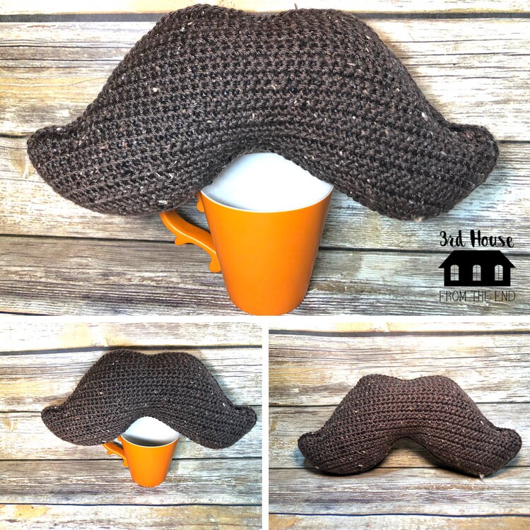 CROCHET PATTERN Mustache Crochet Pattern Pattern Only - Etsy