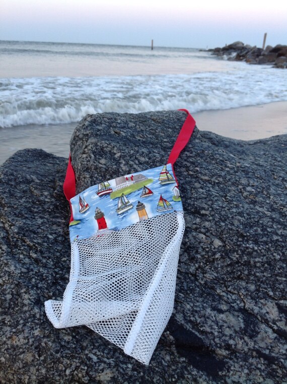 Shell bag SeaShell Bag Scallop bag Shell Collecting bag | Etsy