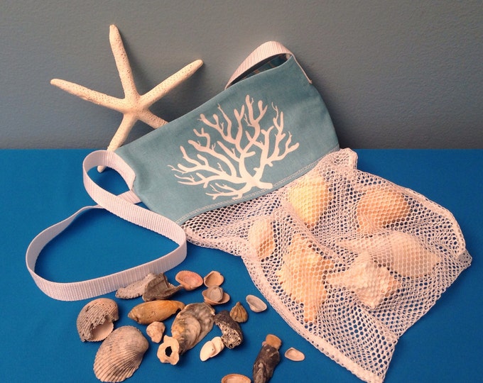 Shell Bag, Seashell Bag, Shell Collecting Bag, Adult, Kids, Mesh Bag ...