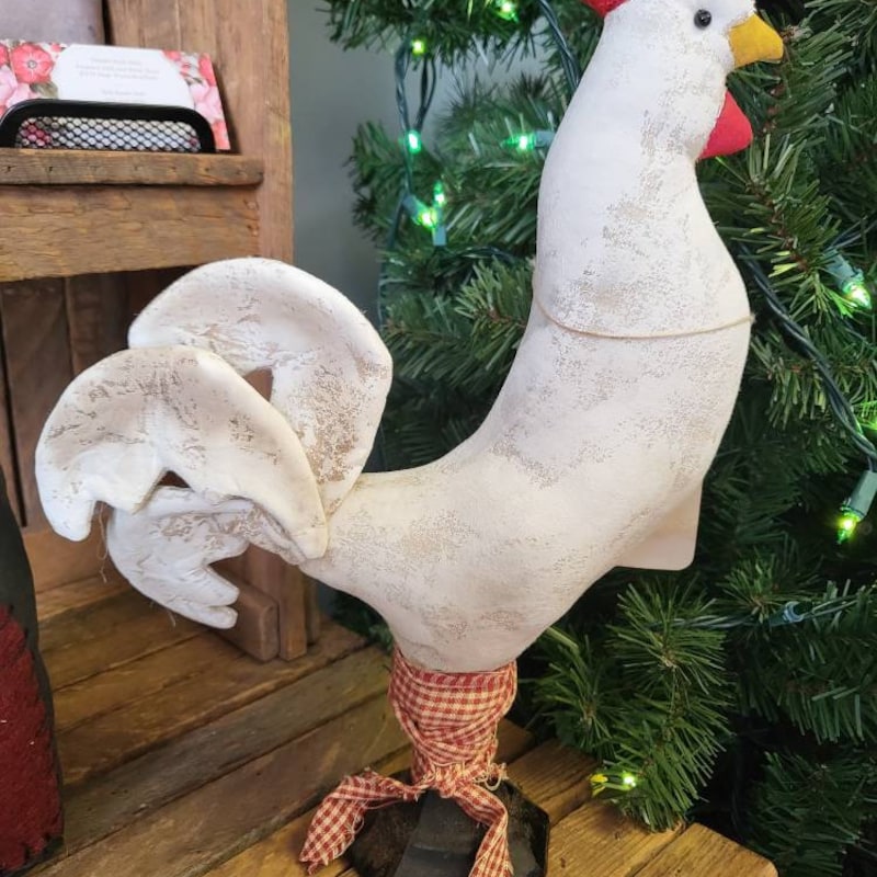 Primitive Rooster - Etsy