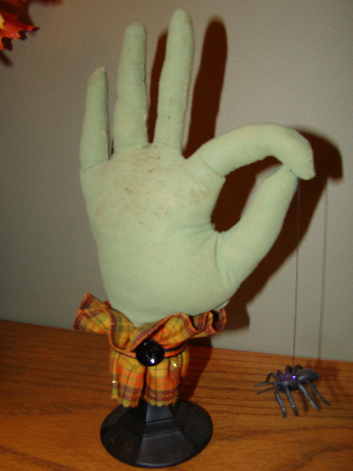 Ewww....witchy Hand With Spider - Etsy