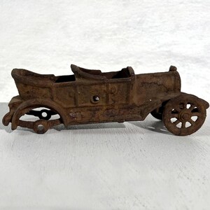 Antique Cast Iron Toy Car - Etsy