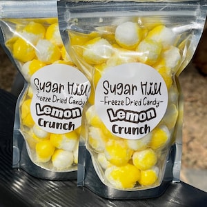 Lemon Crunch Freeze Dried Candy, Astronaut Food, Space Food - Etsy