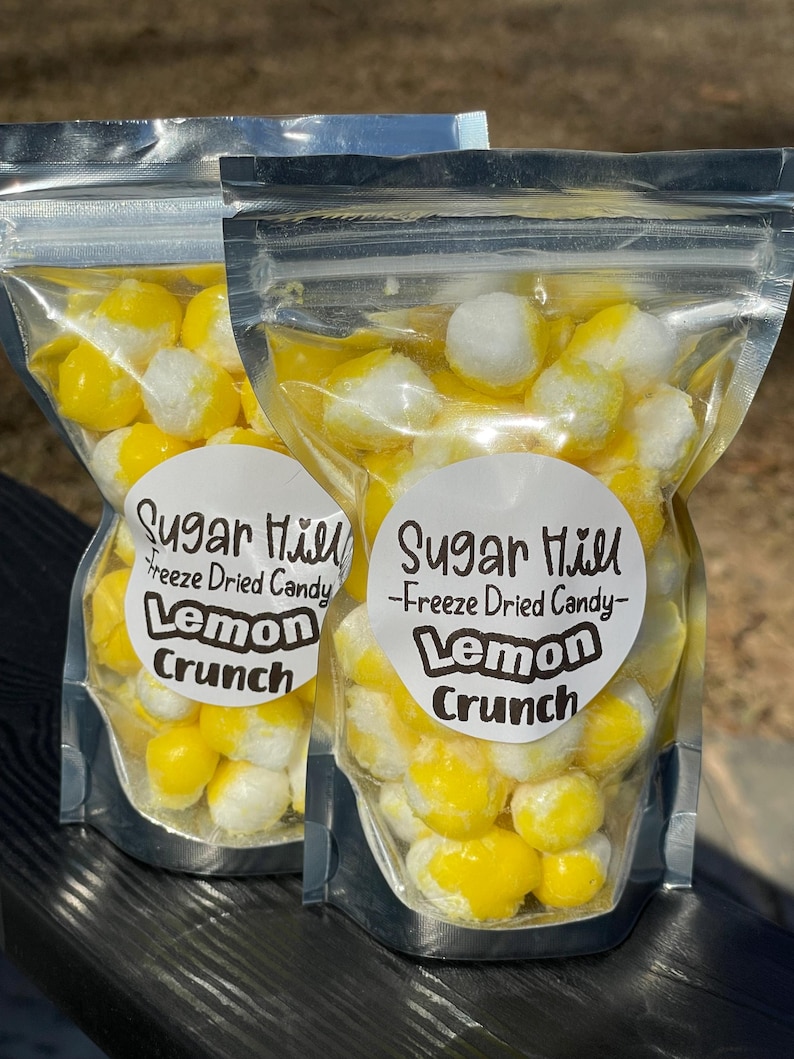 Lemon Crunch Freeze Dried Candy, Astronaut Food, Space Food - Etsy