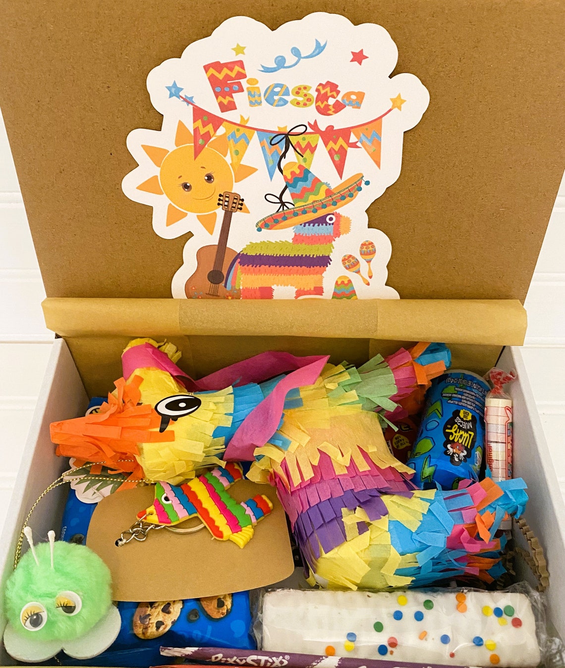 Mini Piñata Donkey Box, Piñata Party, Happy Birthday, Feliz Cumleaños ...