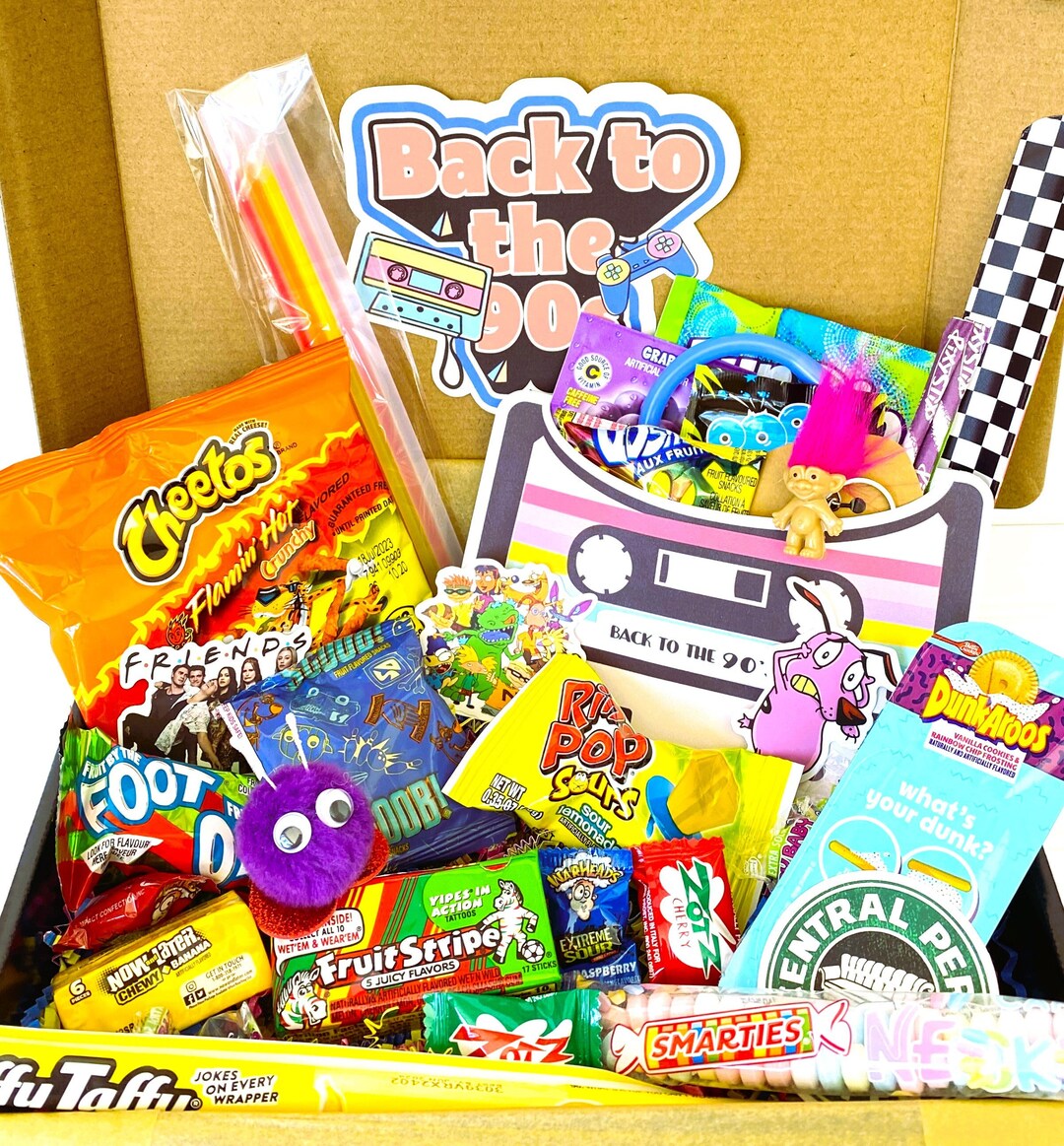 90s Box Vintage Gift Nineties Fun Box Happy Birthday - Etsy