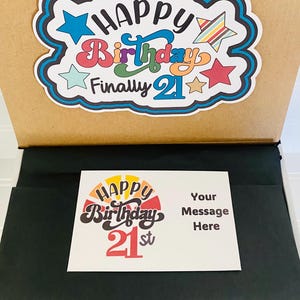 21st Birthday Box, Happy Birthday, Finally Legal, Finally 21, Twenty ...