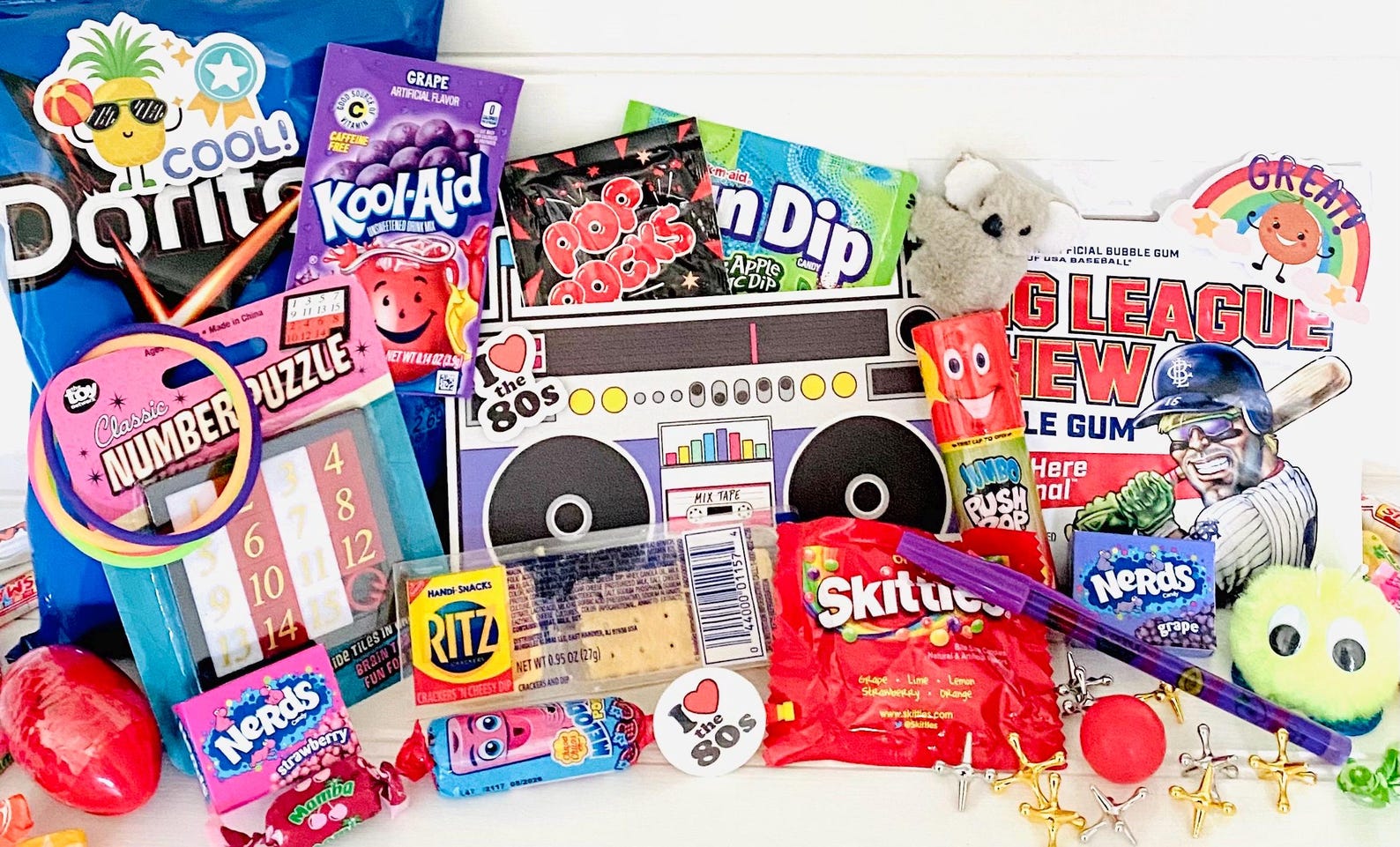 80s Retro Snack Box: Candy, Toys and Novelty Gift, 80's Throwback - Etsy