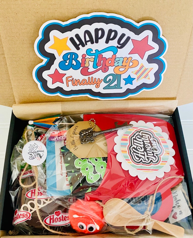 21st Birthday Box, Happy Birthday, Finally Legal, Finally 21, Twenty ...