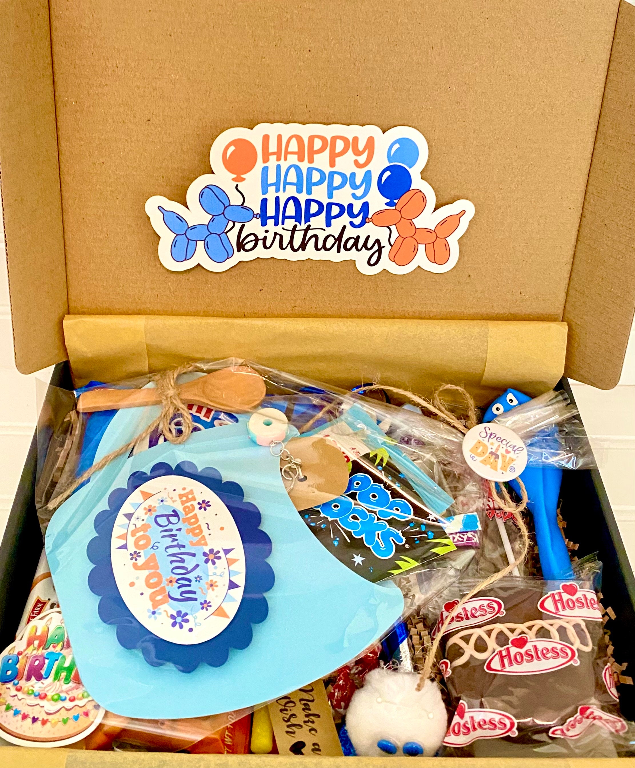 Birthday Box for Her, Snack Box, Birthday Smile Box, Celebration Box, I ...