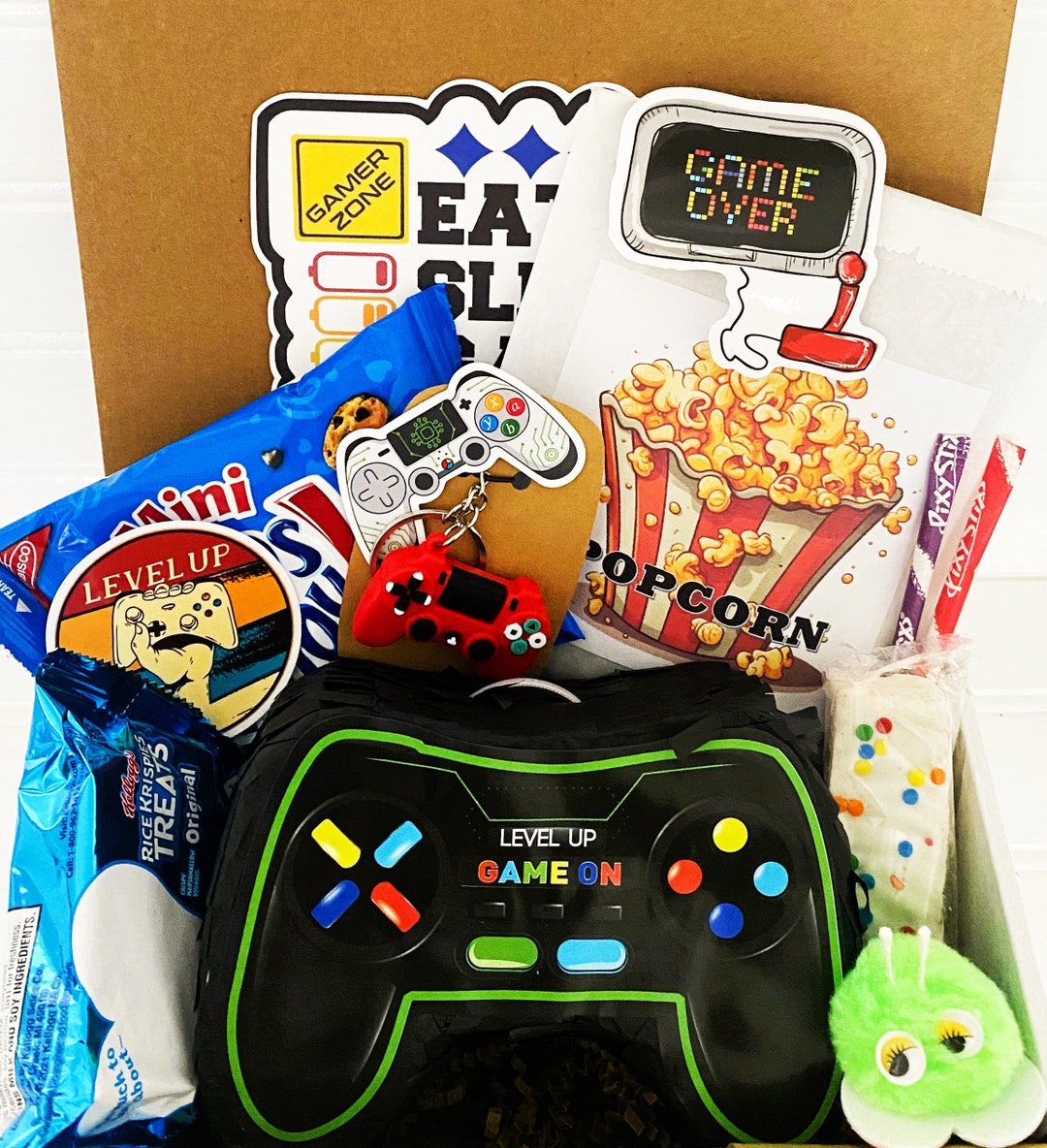Gamer Pinata Gift Box, Video Game Piñata Party, Mini Pinata, College ...