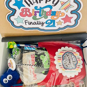 21st Birthday Box, Happy Birthday, Finally Legal, Finally 21, Twenty ...