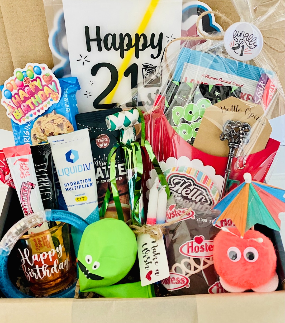 21st Birthday Box, Happy Birthday, Finally Legal, Finally 21, Twenty ...