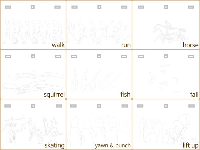 Flip Book Animation Training Books - Etsy