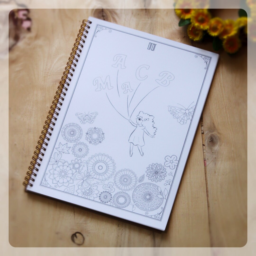 MAA COLORING BOOK alphabet - Etsy