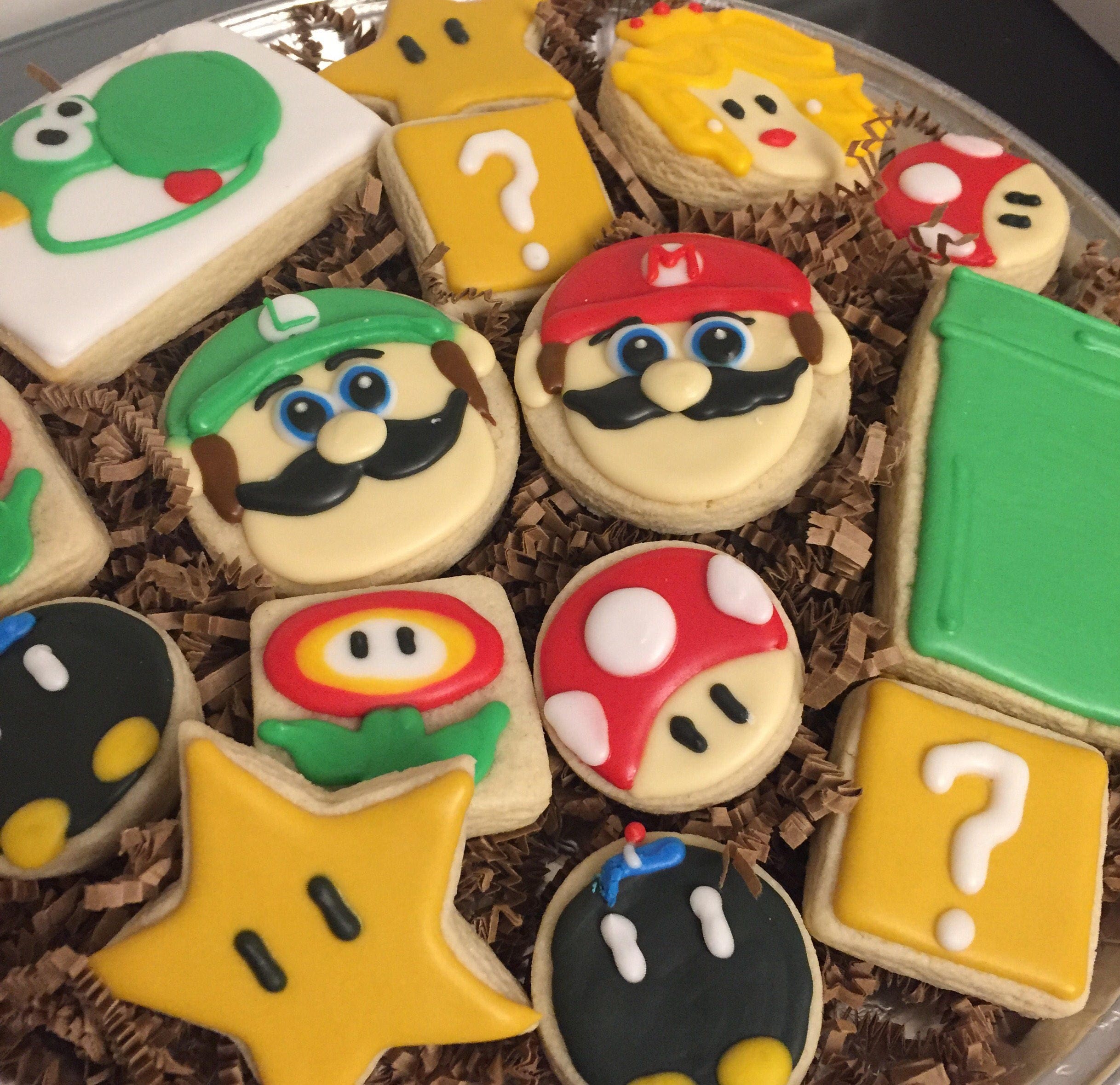 Mario Cookies | Etsy