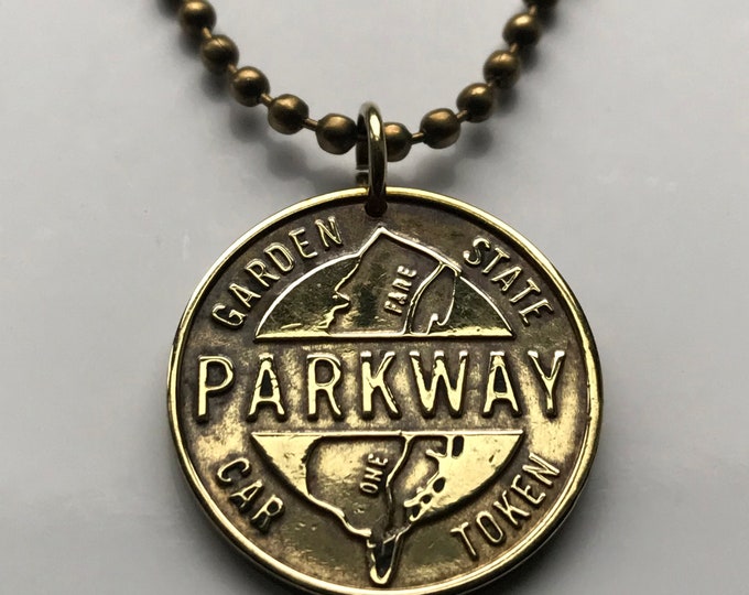 1952 New Jersey GSP Garden State Parkway Car Token Coin Pendant NJ ...